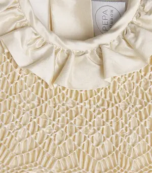 Pepa London Silk Smocked Dress