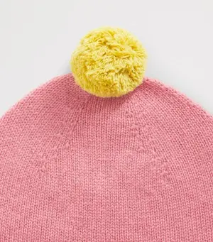 Rosie Sugden Cashmere Pom-pom Bonnet