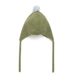 Rosie Sugden Cashmere Pom-pom Bonnet