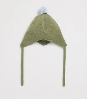 Rosie Sugden Cashmere Pom-pom Bonnet