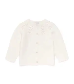 Pepa London Cotton Openwork Cardigan