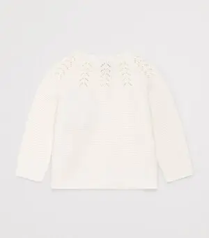 Pepa London Cotton Openwork Cardigan