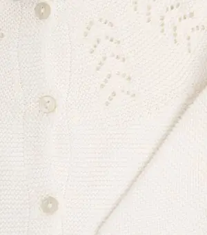 Pepa London Cotton Openwork Cardigan