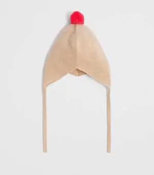 Rosie Sugden Cashmere Pom-pom Bonnet