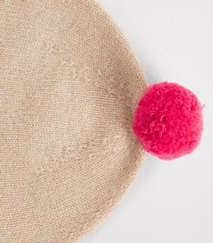 Rosie Sugden Cashmere Pom-pom Bonnet