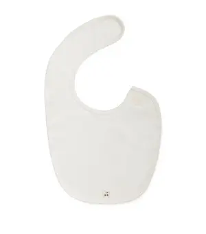 Bonpoint Logo Bib - White