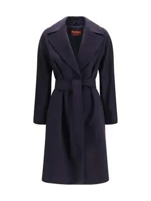 Max Mara Wool Coat With Peak Lapels