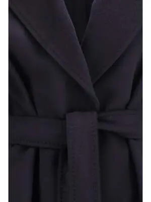 Max Mara Wool Coat With Peak Lapels