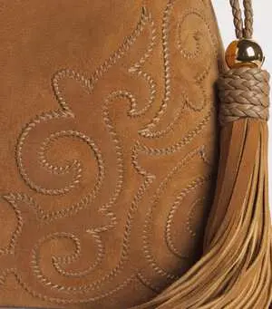 Etro Suede Patch Kalispera Shoulder Bag