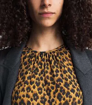 Etro Long-sleeve Leopard Maxi Dress