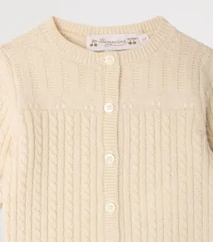 Bonpoint Knitted Cardigan And Trousers Set