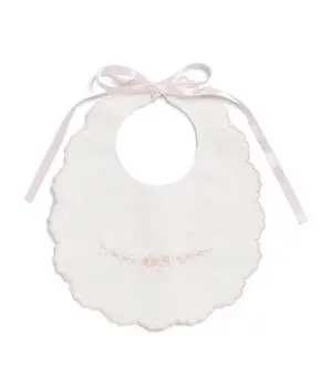 Pepa London Cotton-linen Floral Bib