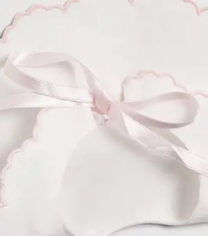 Pepa London Cotton-linen Floral Bib