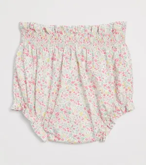 Pepa London Cotton Floral Bloomers With Bow Detail