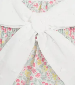 Pepa London Cotton Floral Bloomers With Bow Detail
