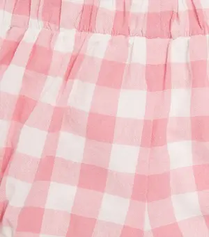 Pepa London Cotton Gingham Shorts