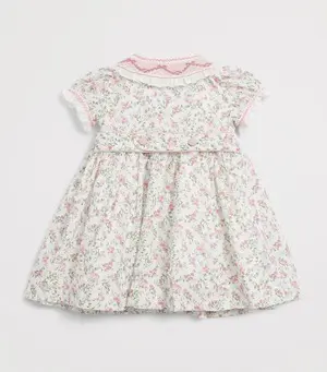 Pepa London Cotton Smocked Floral Dress
