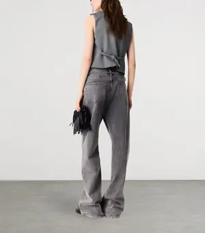 Maje Striped Rhinestone-embellished Waistcoat