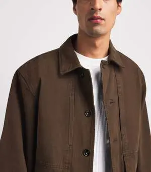 LEMAIRE Boxy Jacket In Broken Twill