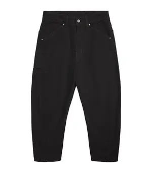 LEMAIRE Twisted Workwear Barrel Jeans - Black