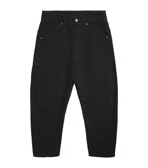 LEMAIRE Twisted Workwear Barrel Jeans - Black
