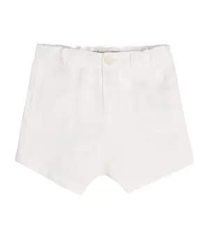 Bonpoint Linen Shorts - White