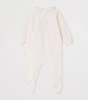 Bonpoint Cotton Blend Héritière All-in-one Pyjamas
