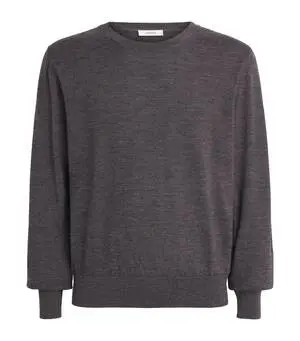 LEMAIRE Merino Wool Sweater - Grey