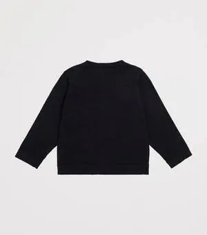 Bonpoint Cotton Cardigan With Cherry Logo
