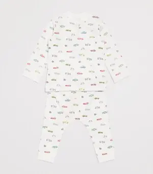 MARIE-CHANTAL Race Car Print Pyjama Set