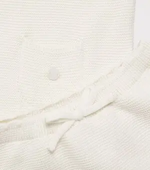 MARIE-CHANTAL Coraline Wrap-effect Cotton Cardigan