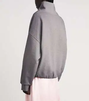 Acne Studios Cotton Logo Sweatshirt - Grey