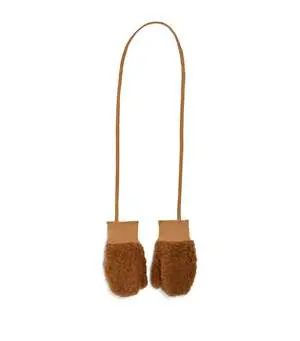 BINIBAMBA Merino Wool Bruno Mittens - Brown