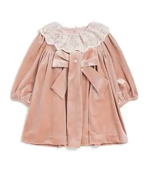 PATACHOU Velvet Bow Dress