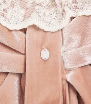 PATACHOU Velvet Bow Dress