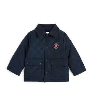 PATACHOU Quilted Jacket With Crest Appliqu