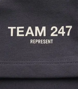 REPRESENT 247 Cotton Jersey Team Shorts