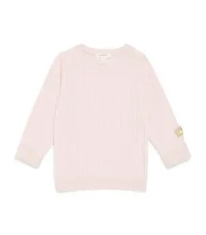 PUREBABY Cashmere Cable-knit Sweater