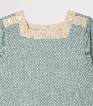 Bonpoint Wool-cotton Sweater And Trousers Set