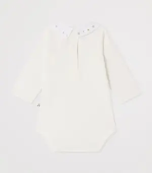 Bonpoint Cotton Embroidered Julliet Bodysuit