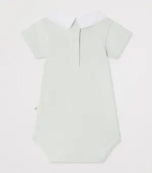Bonpoint Cotton Embroidered Julliet Bodysuit