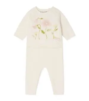 Bonpoint Cotton-cashmere Loani Sweater And Trousers Set