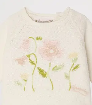 Bonpoint Cotton-cashmere Loani Sweater And Trousers Set