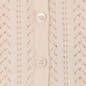 Bonpoint Cotton Pointelle Cardigan And Trouser Set