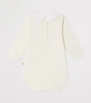 Bonpoint Cotton Embroidered Julliet Bodysuit