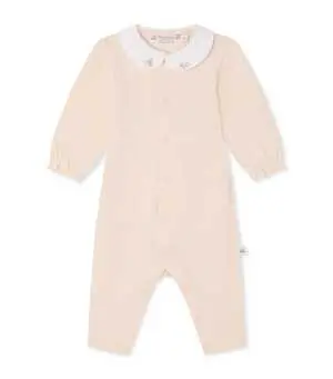 Bonpoint Cotton All-in-one With Embroidered Detail