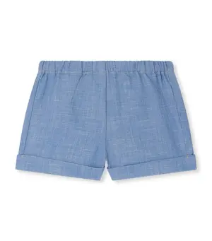 Bonpoint Cotton Shorts - Blue