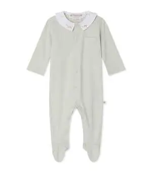 Bonpoint Cotton All-in-one With Embroidered Collar