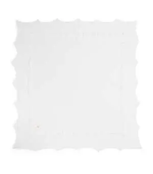 PAZ RODRIGUEZ Cotton Lace-trim Shawl