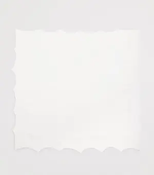 PAZ RODRIGUEZ Cotton Lace-trim Shawl